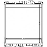 Radiateur Eau Pour Volvo f10 f12 - 1544671 - 44T452732