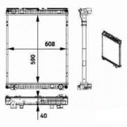 Radiateur D'eau Pour Man Tgl - 81061016492 - 44T060978