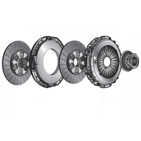 Kit D'embrayage Pour Volvo Fh/Fm/Fmx/Nh 85000597 - 44T564792