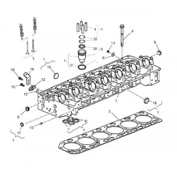 Culasse Complete Reconditionnée Pour Renault Trucks Premium 7422083486 ...