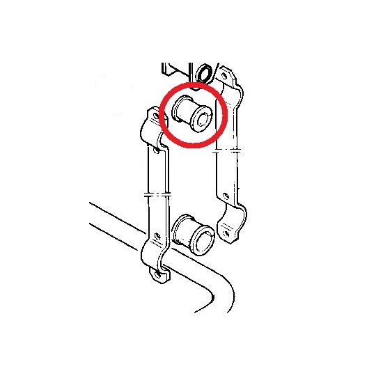Bague De Barre Stabilisatrice Pour Camion Renault - 5010557315 - 44T374564