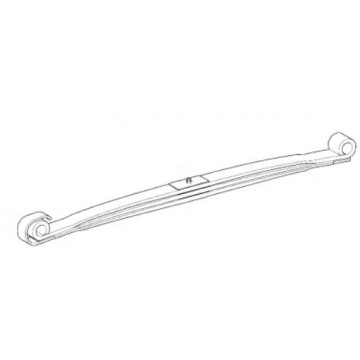 Ressort À Lames (Empilage De 3 Éléments), Essieu Av Ii, Pour Mercedes ...