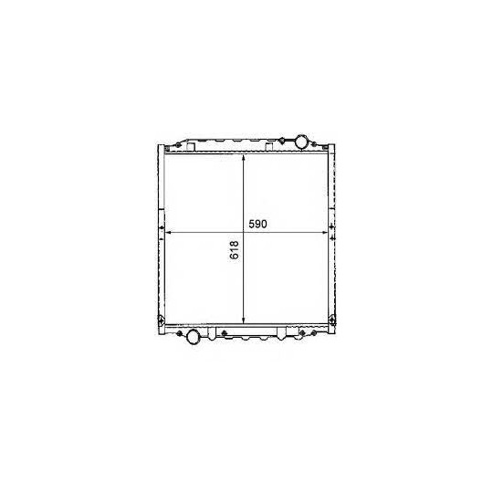 Radiateur Pour Man L/M 2000 - P44003177