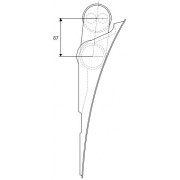 Support d'aile de Roue Arrière, partie Avant, pour Scania 1725676 P44000066