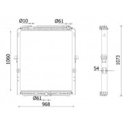 Radiateur D'eau Mercedes A 9605000901 - A 9605002501 - P44006516