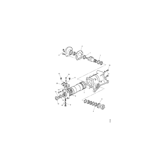 Kit De Réparation, Boitier De Direction Pour Scania 1392259 - P44007549