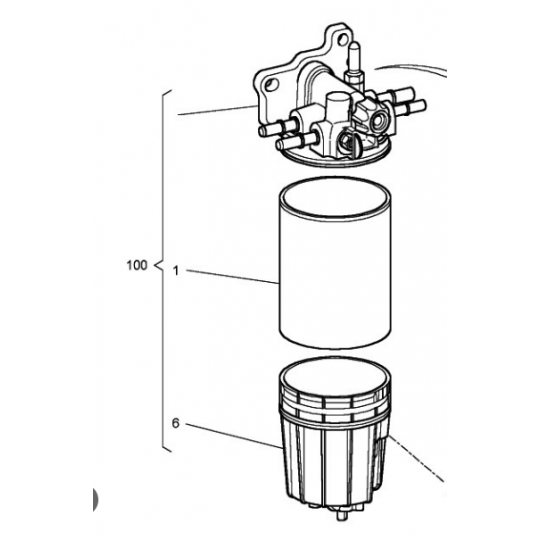 Préfiltre Complet Pour Renault Trucks 7421088127 - P44008383