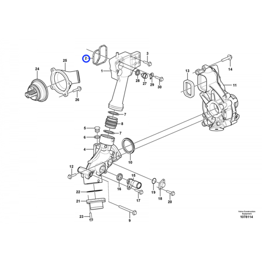 Tubulure De Sortie, Pompe À Eau, Avec Joint Pour Renault 7420479636 ...
