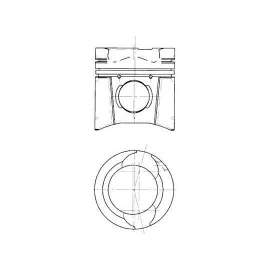 Piston, Complet Avec Segments Remplace Man 51025117262 - P44009045