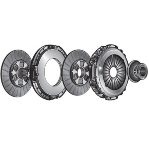 Kit D'embrayage, Double Plateau, Pour Renault 5001825887 - P44010037