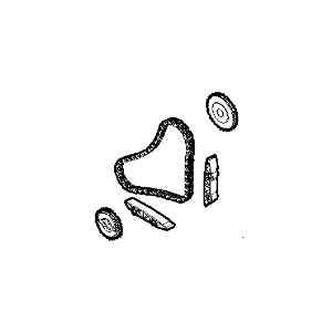 Kit Chaîne Distribution Inférieur Pour Iveco - 504294672 - P44013658