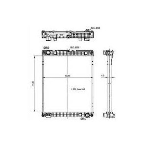 Radiateur D'eau Pour Man 81061016493 - P44013910