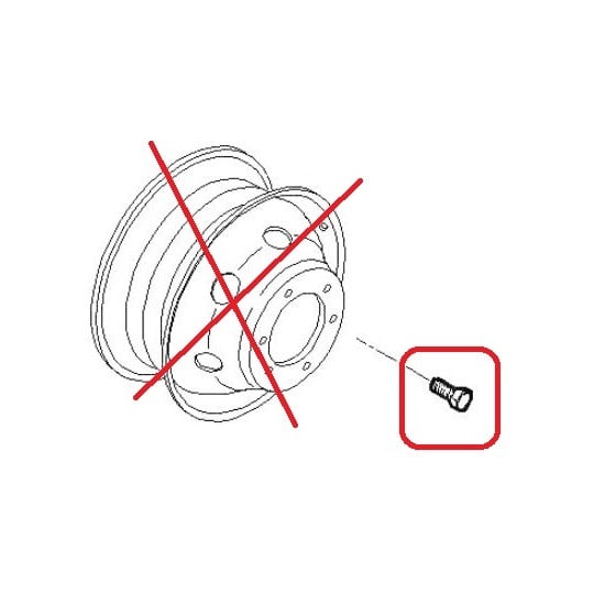 Goujon De Fixation De Roue Pour Iveco Daily 5802812716 - P44017369