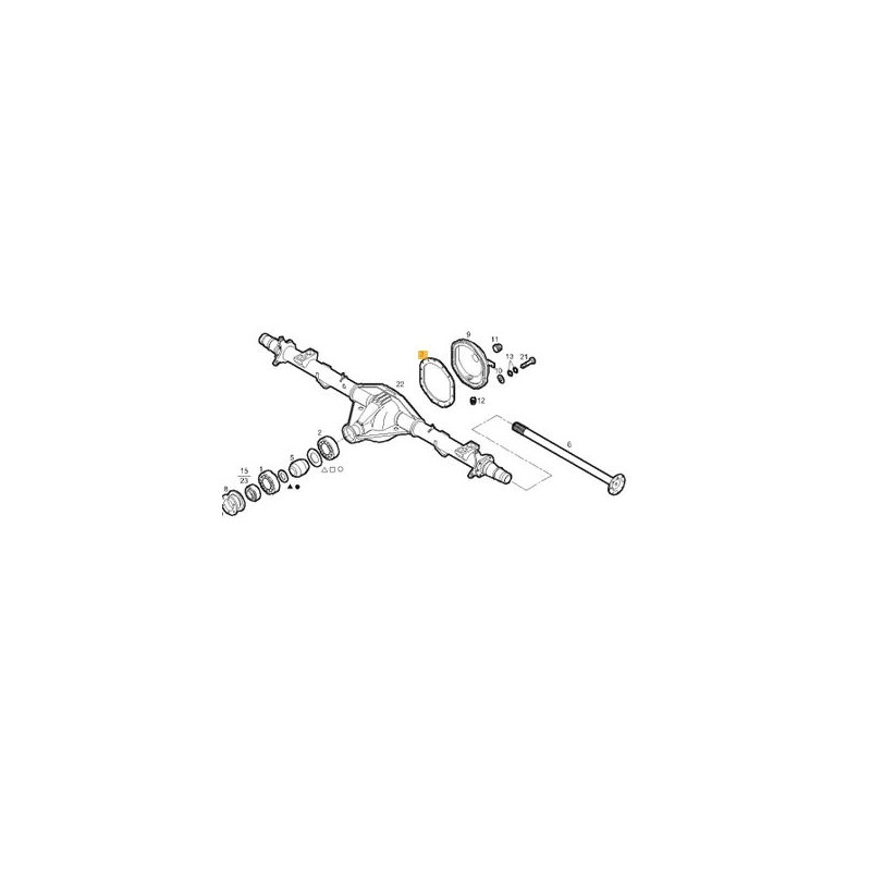 Joint De Pont Arrière Pour Iveco 2995644 - 42582147 - P44017482