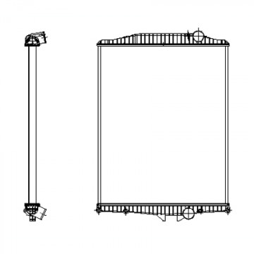 Radiateur D'eau Pour Volvo Fm 11, Fm 12, Fmx, fm13, fm9 - 20460178 ...